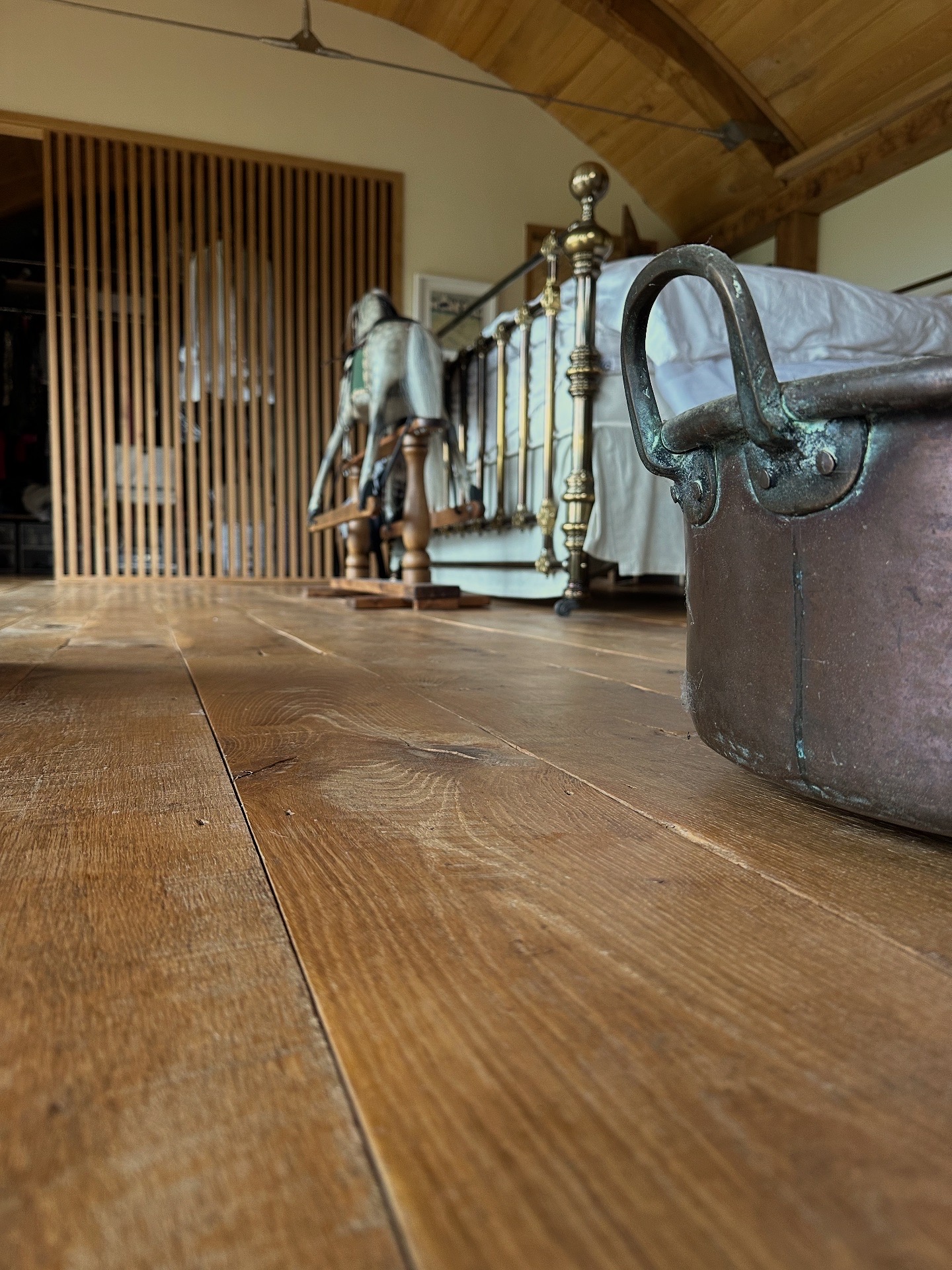 Wood flooring ages to create the most beautiful patina